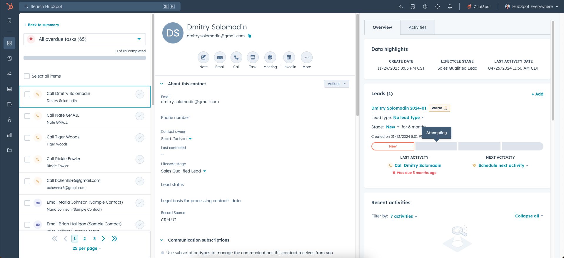 HubSpot's New Sales Workspace: Everything in One View